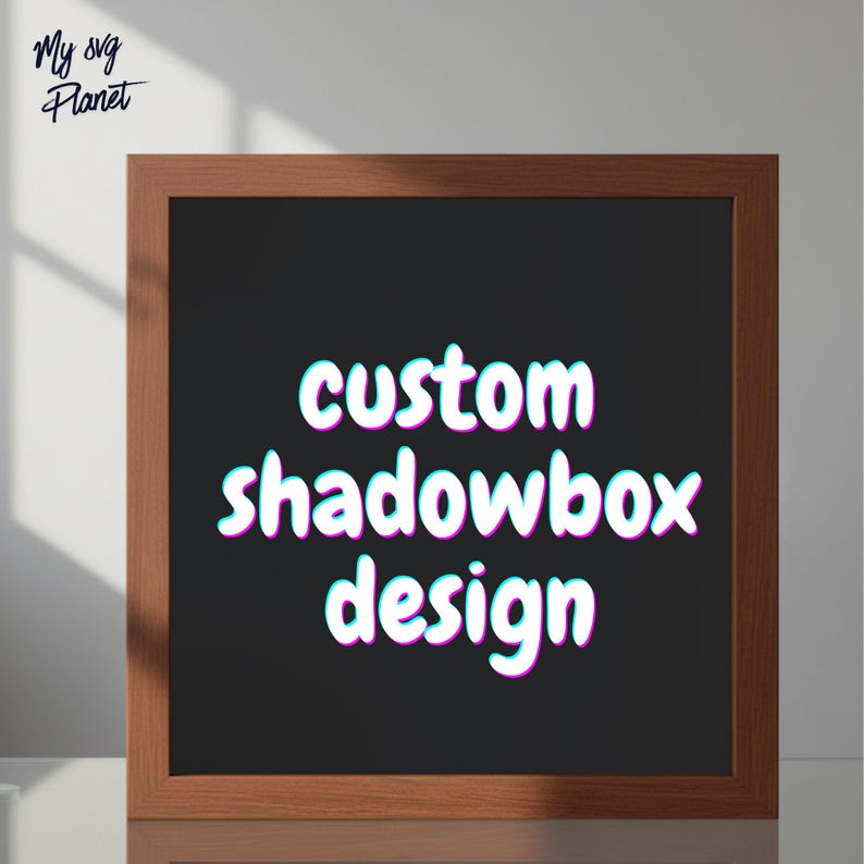 Custom Shadow Box SVG ، Personalized Layered Paper Cut Design ...