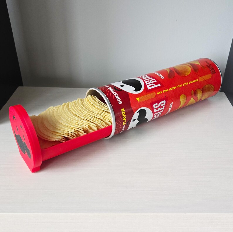 Pringles Can Holder – Chip Dispenser Tray Sleeve for Snack Storage ...