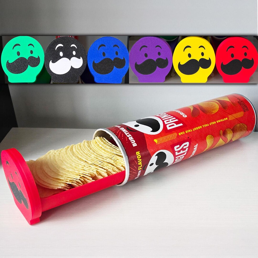 Pringles Can Holder – Chip Dispenser Tray Sleeve for Snack Storage ...