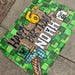 MINECRAFT Birthday Hand Painted Banner - Etsy
