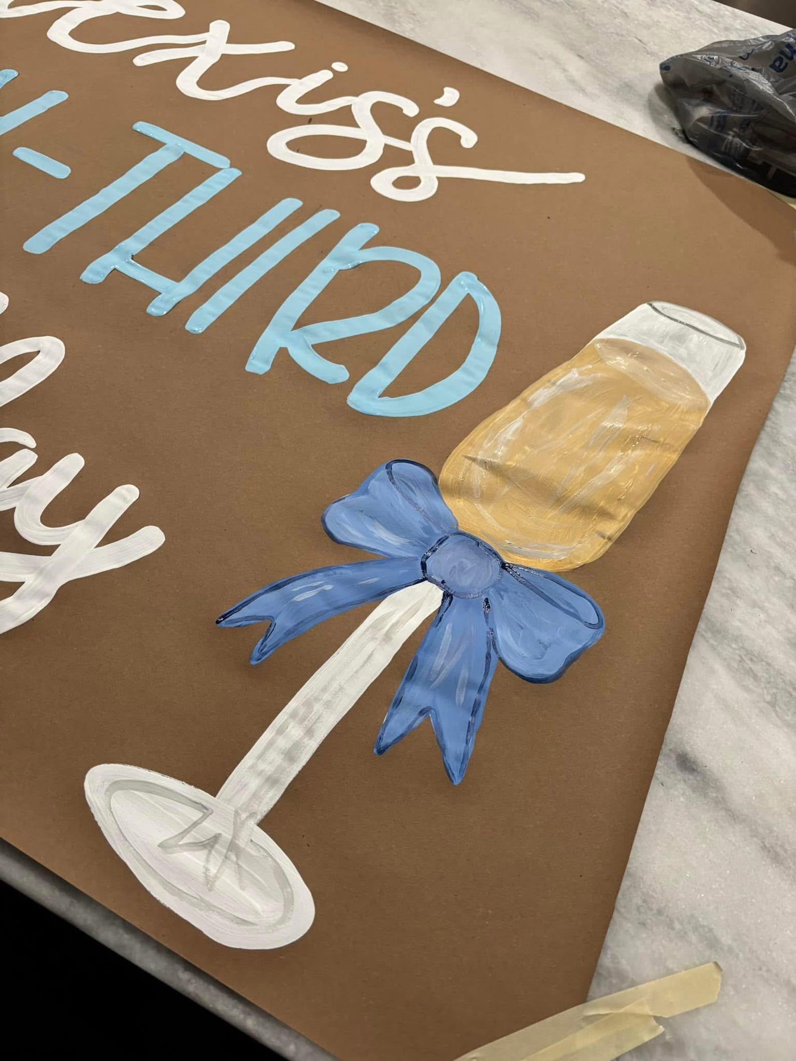 Hand Painted Birthday Banner - Etsy