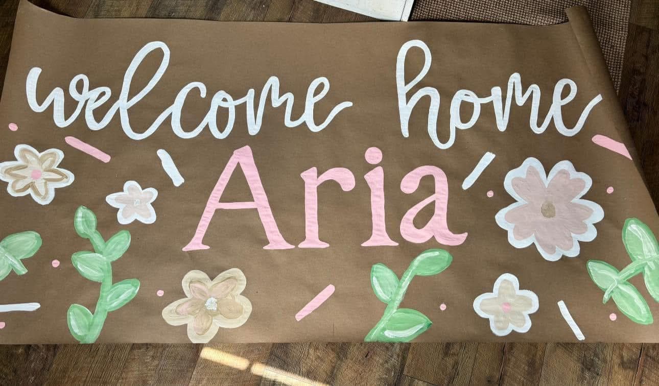Hand Painted Banner - Etsy