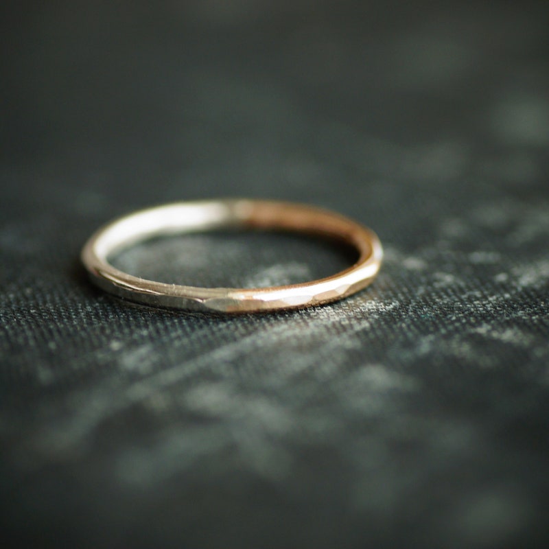 Mixed Metal Ring - Etsy