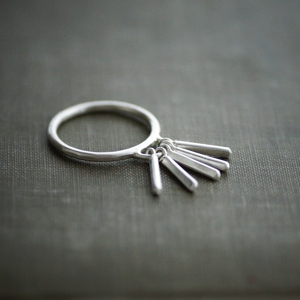 Dangle Charm Ring - Etsy
