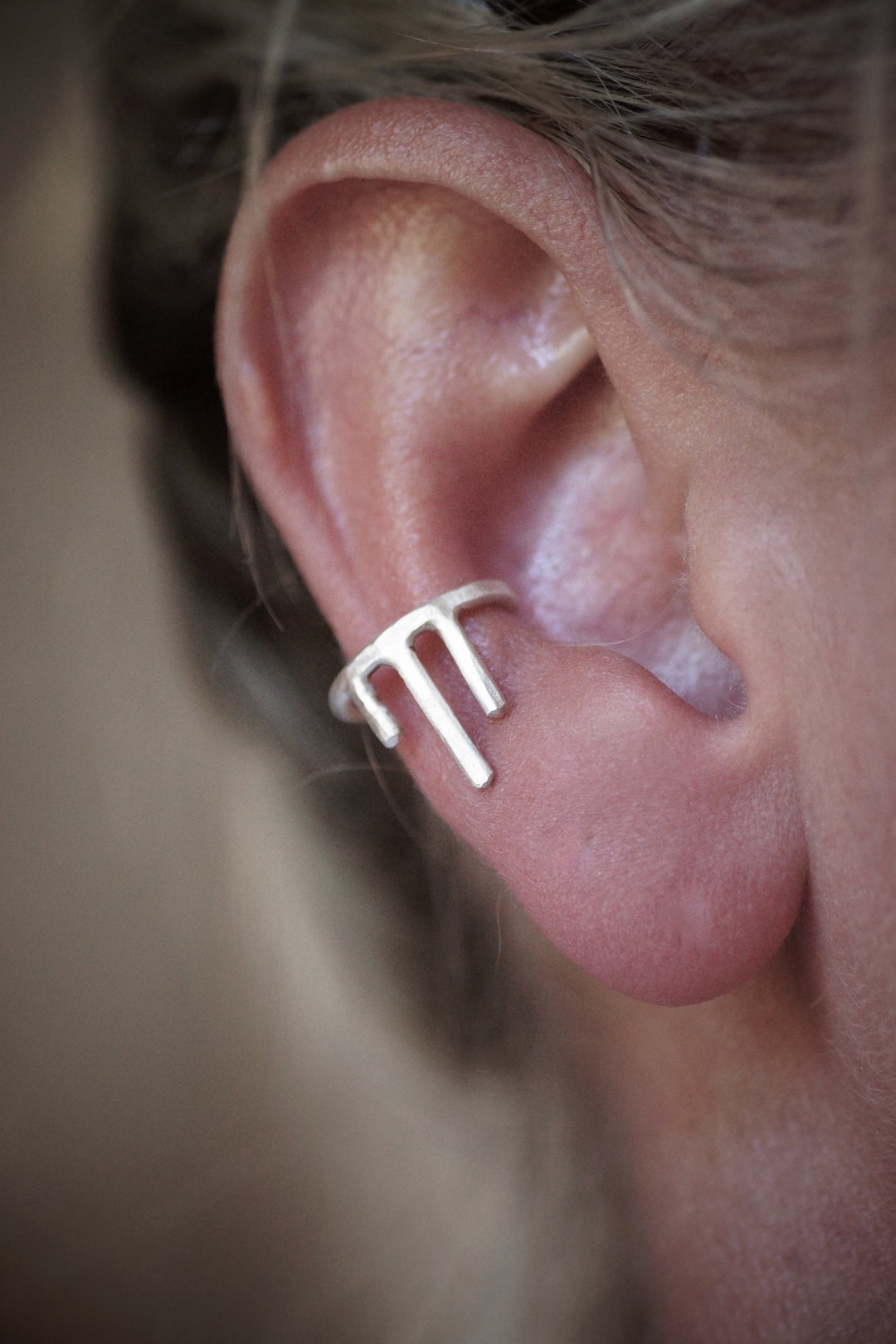 Dripping Ear Cuff - Sterling Silver - Etsy