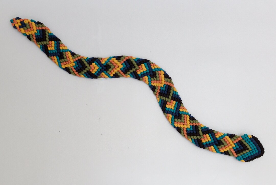 Macrame Snake Wall Hanging Table Decor Fiber Art - Etsy