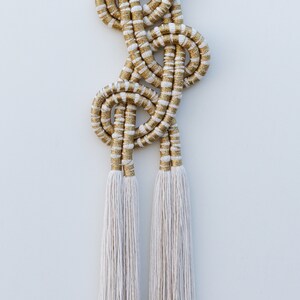 Long Metallic Gold Loop-de-loop Chain Hitch Wall Hanging - Etsy