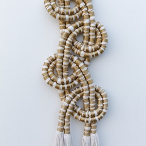 Long Metallic Gold Loop-de-loop Chain Hitch Wall Hanging - Etsy