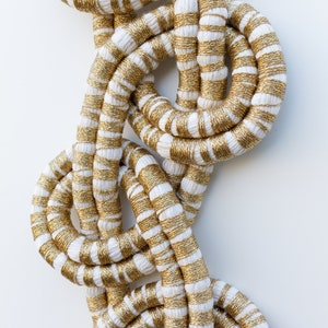 Long Metallic Gold Loop-de-loop Chain Hitch Wall Hanging - Etsy