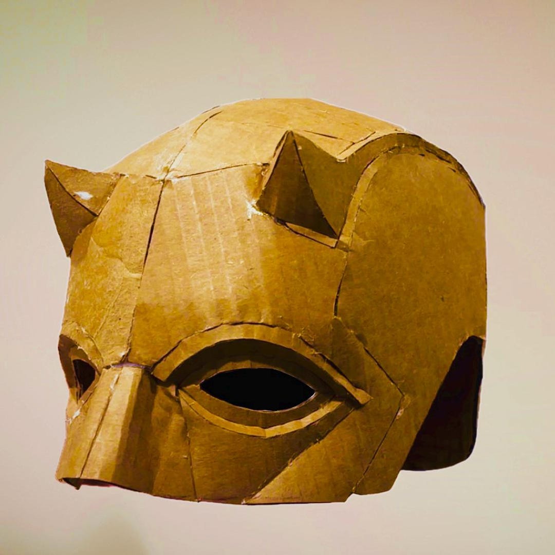 Daredevil: Born Again Mask/helmet/cowl Template - Etsy