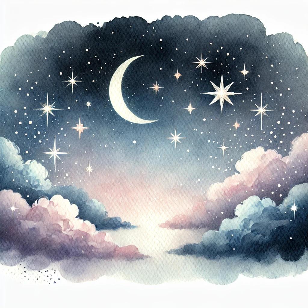 Dream Night Sky Printable Wall Art Set - Etsy