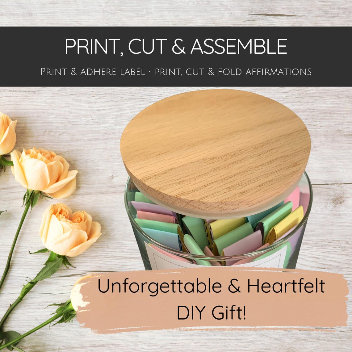 DIY Bible Verse Jar Kit, Color Coded Bible Verses, Digital Download ...