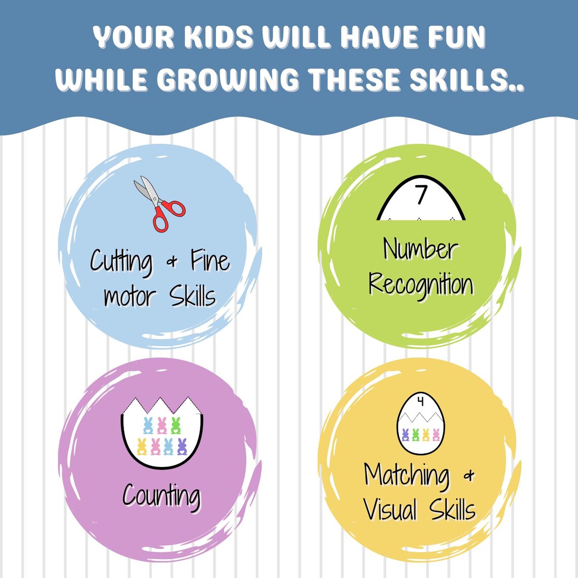 Easter Egg Number Matching Game, Easter Learning Activity, Counting ...