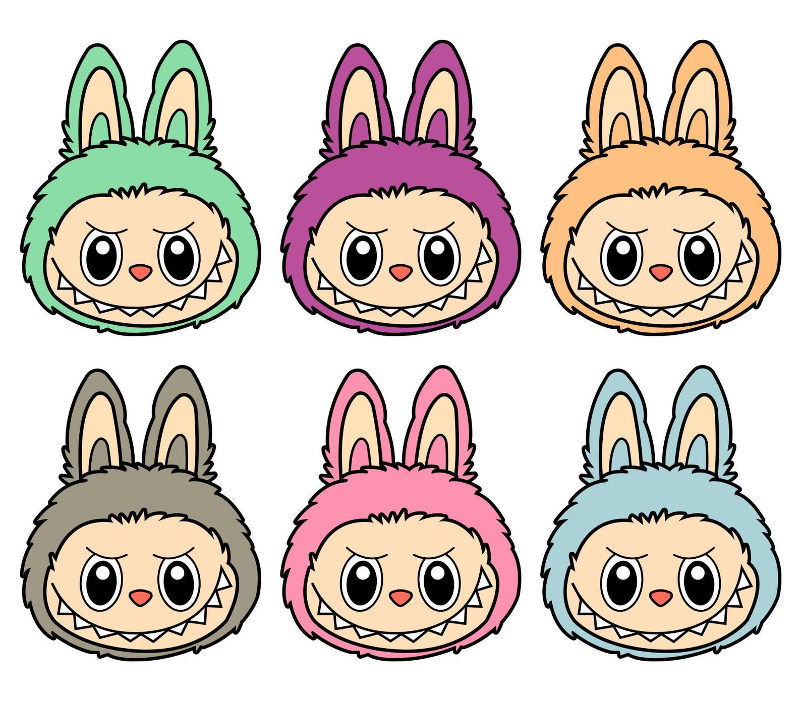 Labubu Designs SVG, Labubu Png, Labubuu Sublimation, T-Shirt Design ...