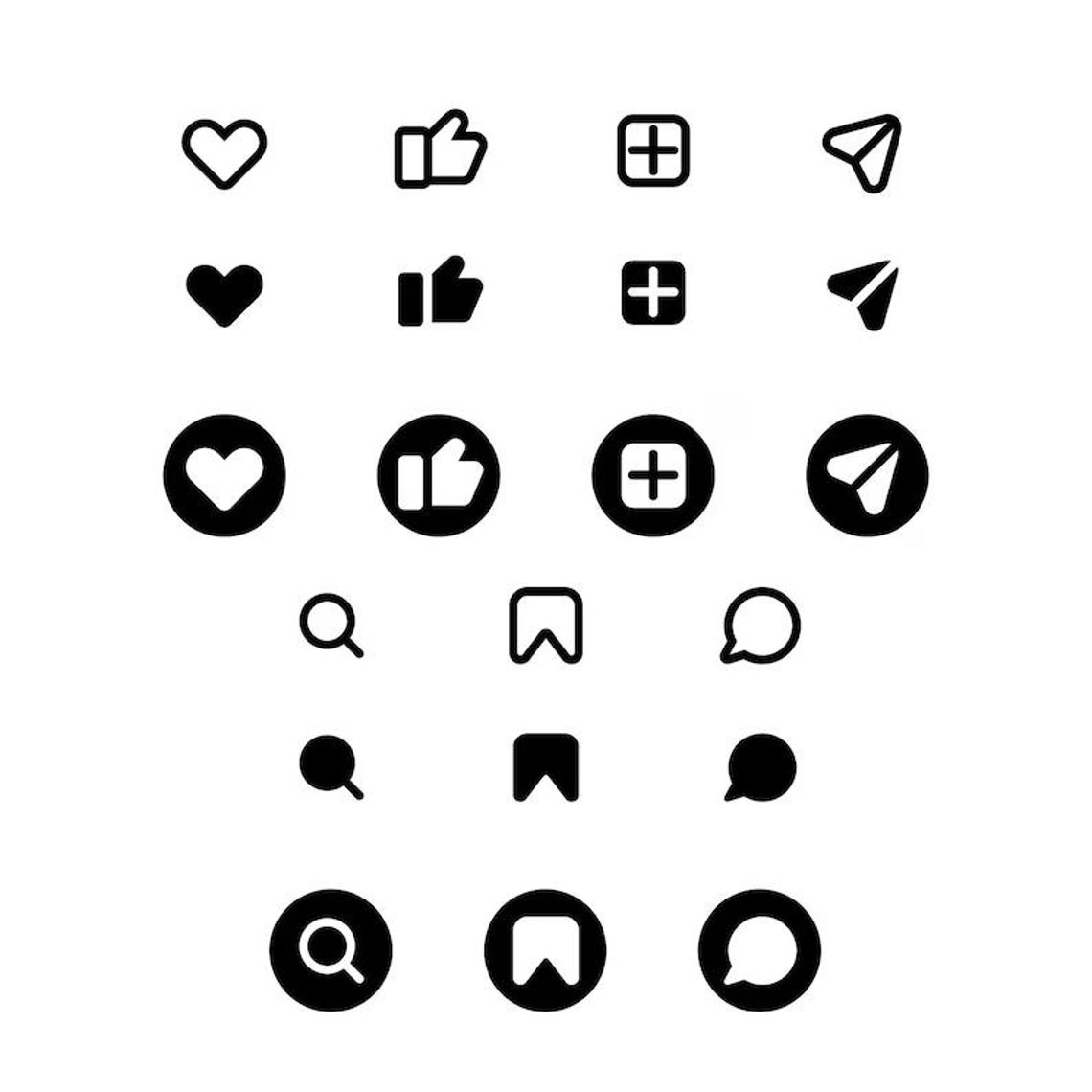 Bundle of Social Media Icons Svg, Social Media Icons Svg, Colorful ...