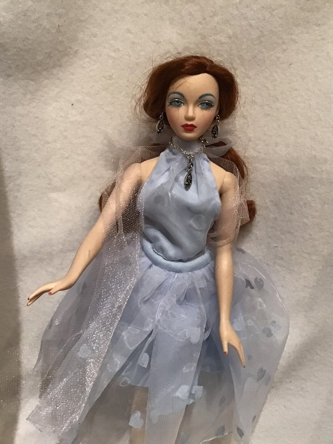 Gene Tyler Pale Blue Halter Dress for Summer - Etsy