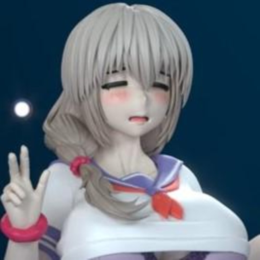 Gb-suki Mom Fanart | 3D Printed Resin Figurine | DIY Garage Kit or ...