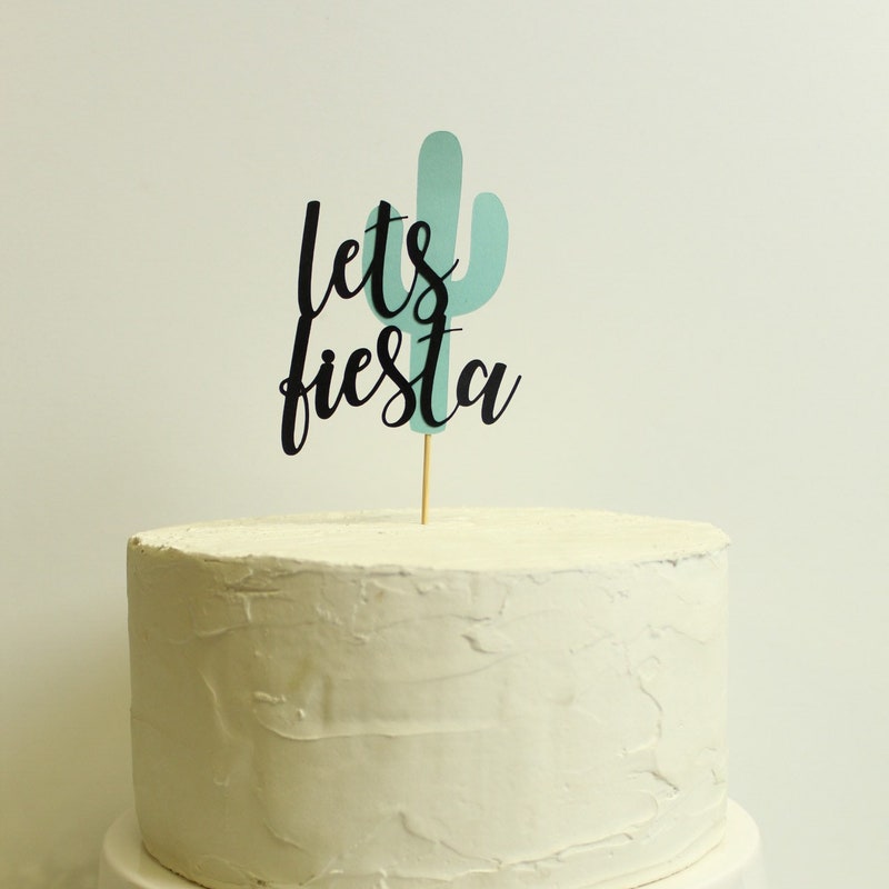 Cactus Cake Toppers - Etsy