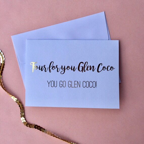 Gold Foil mean Girls Inspired Greeting Card | Etsy
