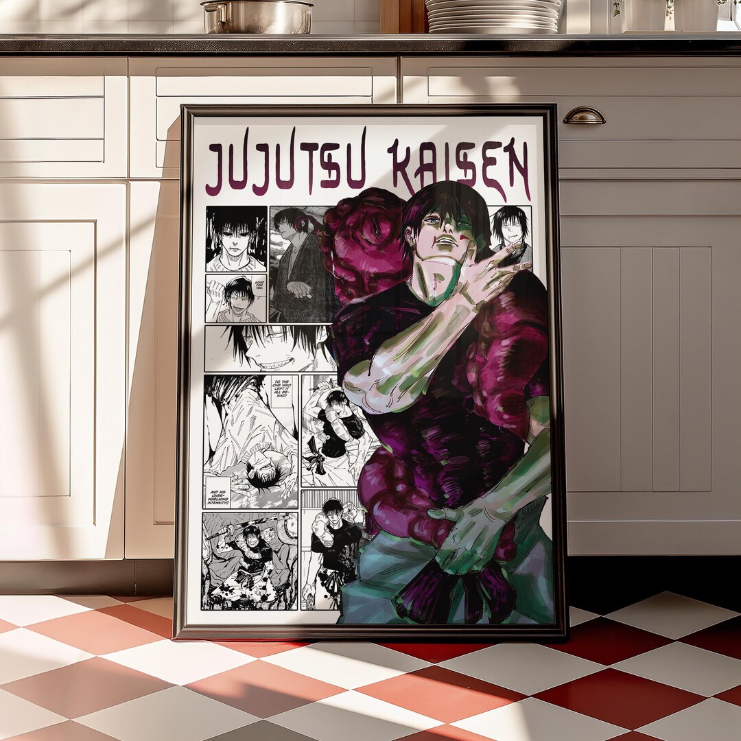 Jujutsu Kaisen Toji Digital Print, Toji Fushiguro Character Print ...