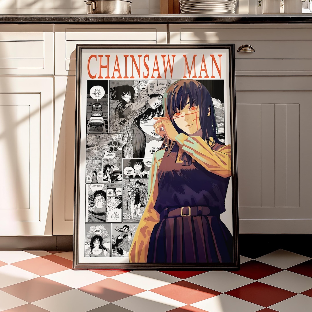 Chainsaw Man Yoru Digital Print War Devil Manga Art Anime Decor