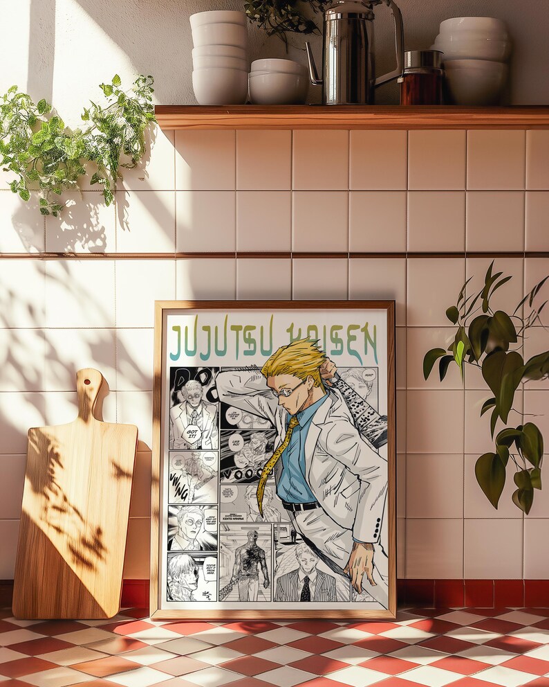 Jujutsu Kaisen Nanami Poster Matte, Nanami Kento Character Print, Manga ...