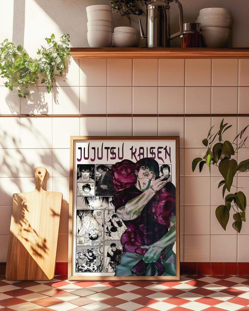 Jujutsu Kaisen Toji Digital Print, Toji Fushiguro Character Print ...