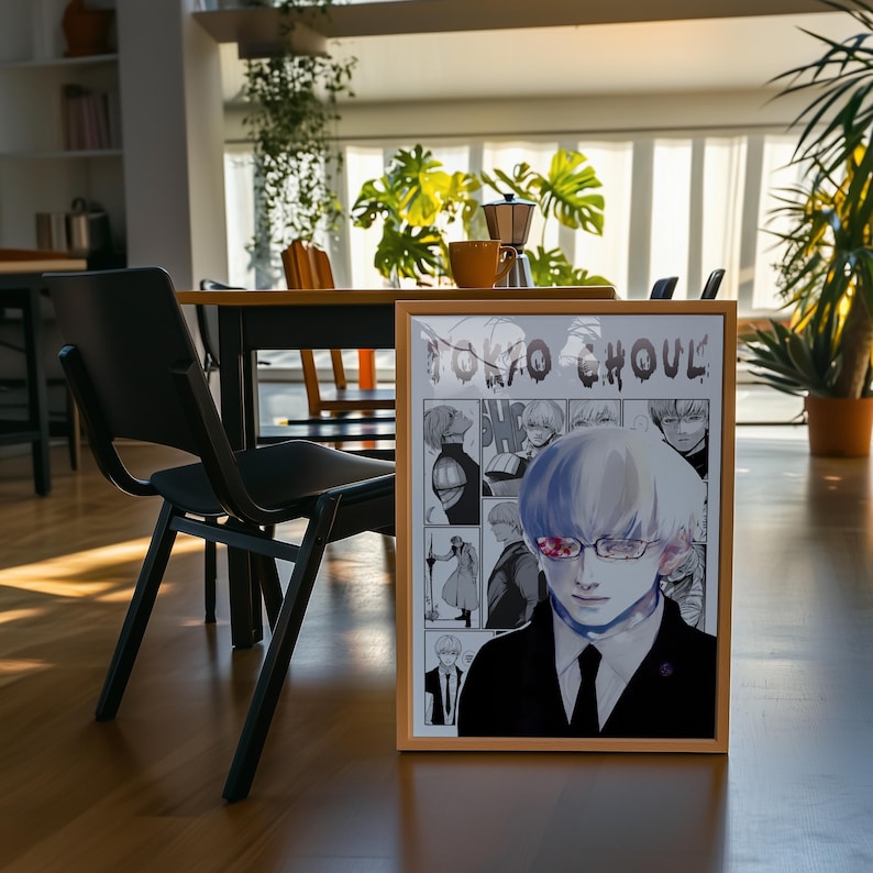 Tokyo Ghoul Arima Poster Matte, Arima Kishou Character Print, Manga ...
