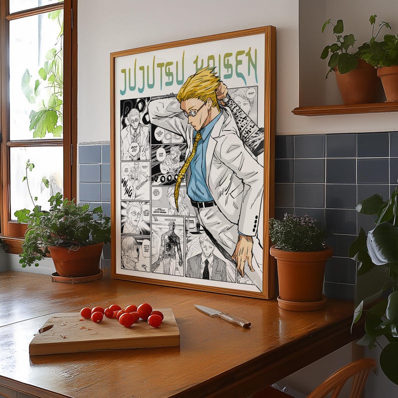 Jujutsu Kaisen Nanami Poster Matte, Nanami Kento Character Print, Manga ...