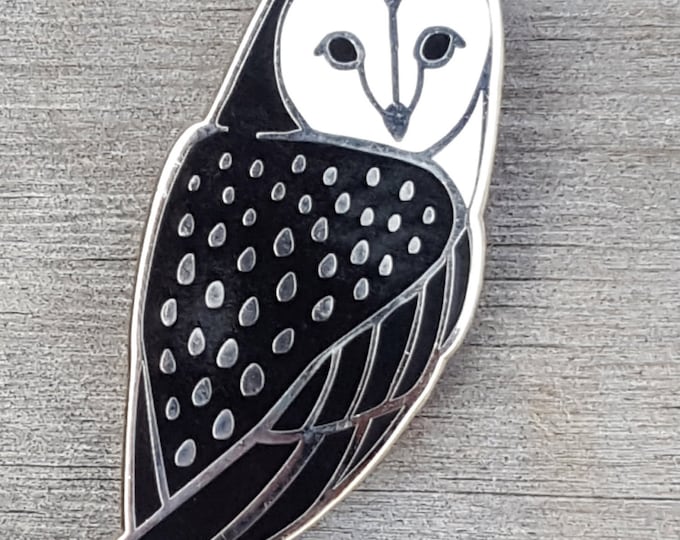 Barn Owl Lapel Pin - Etsy