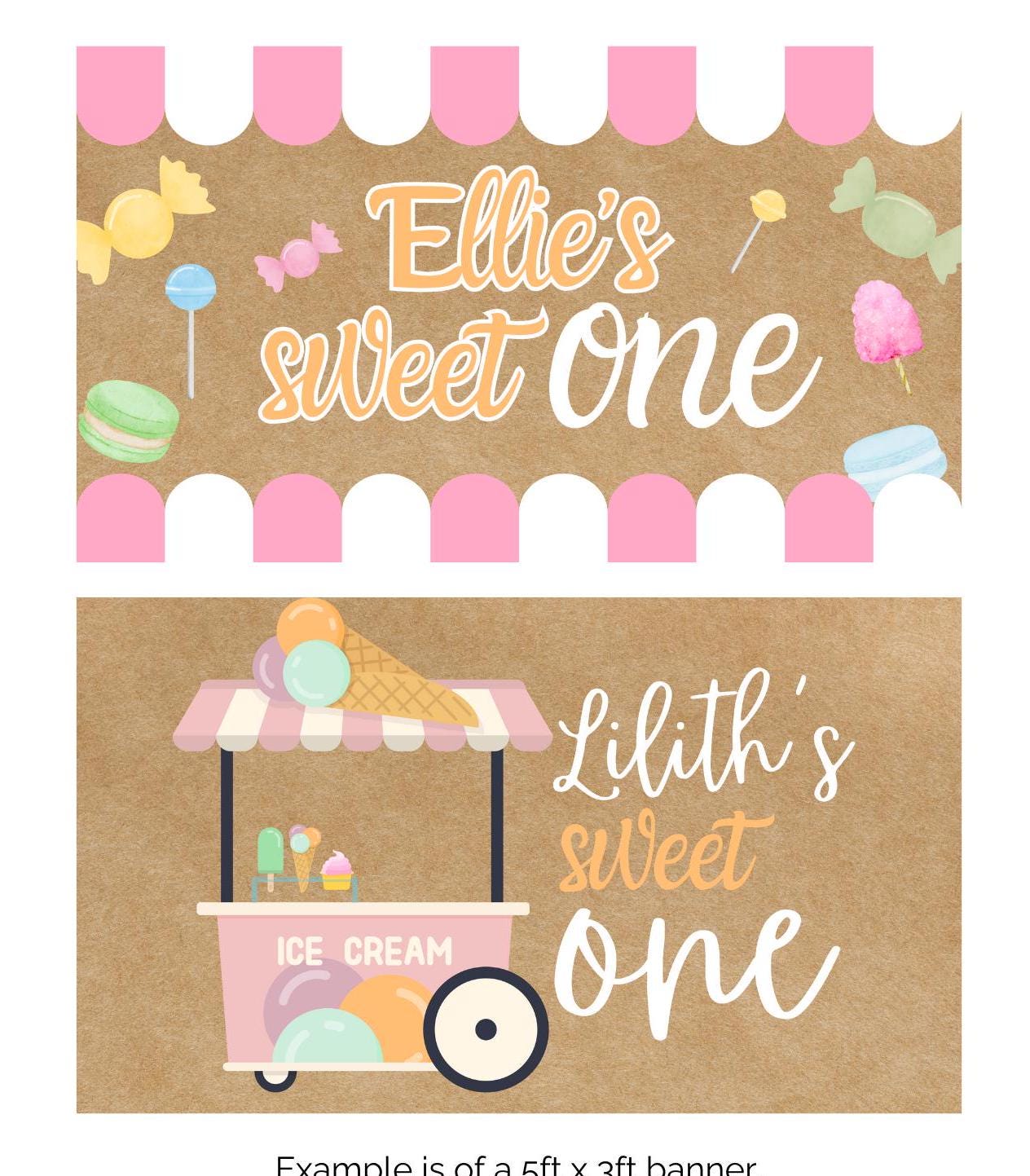 Sweet One First Birthday Banner | First Birthday Barnyard Fun Farm Fun ...