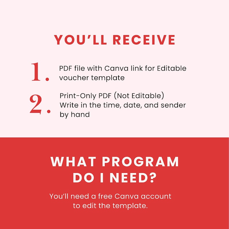 Manicure Voucher Gift Coupon, Editable Personalized Ticket, Nail Salon Ticket, Birthday Gift ...