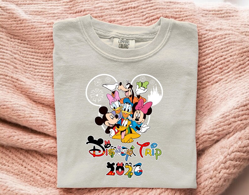 Disney Trip 2026 DTF Transfer – Mickey Mouse & Friends Family Vacation ...