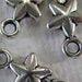 Stars Silver Stars Silver Star Charms Star Connectors - Etsy