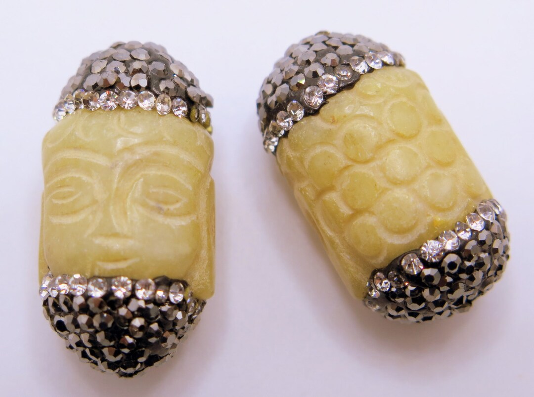 Buddha Beads, Agate Buddha, Carved Agate Buddha Head Bead With Hematite ...