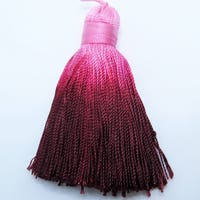 Brown Tassels, Short Cotton Tassels, Small Tassels, 3 Pieces 20mm ...