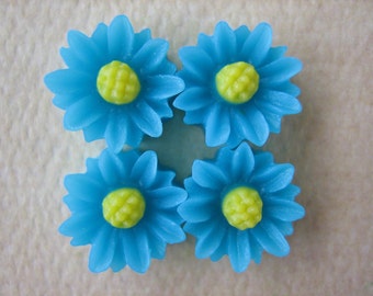 Mini Daisy Flower Cabochons Resin Cabs 4 Pieces 9mm Flowers - Etsy