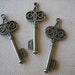 3PCS Bronze Key Charms, Bronze Key Pendants, Lead and Nickel Free ...