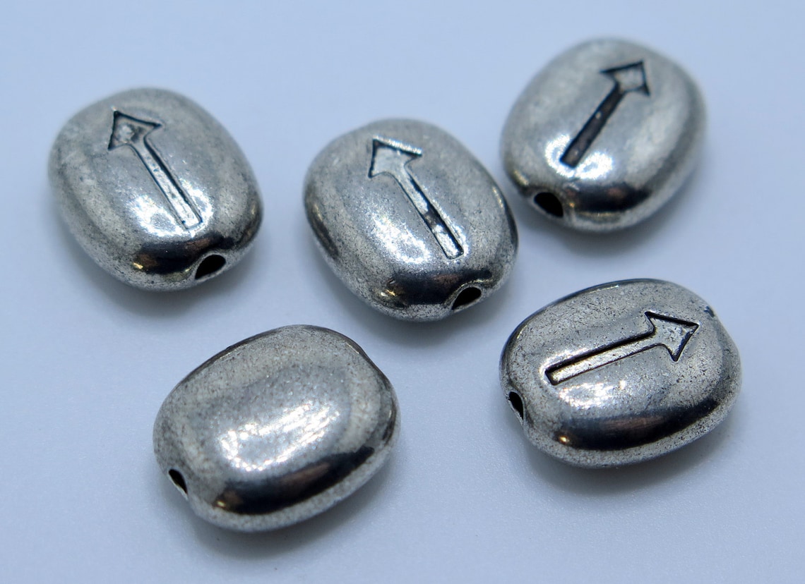 Arrow Beads 5pcs Gunmetal Arrow Charms Metal Arrow Beads - Etsy