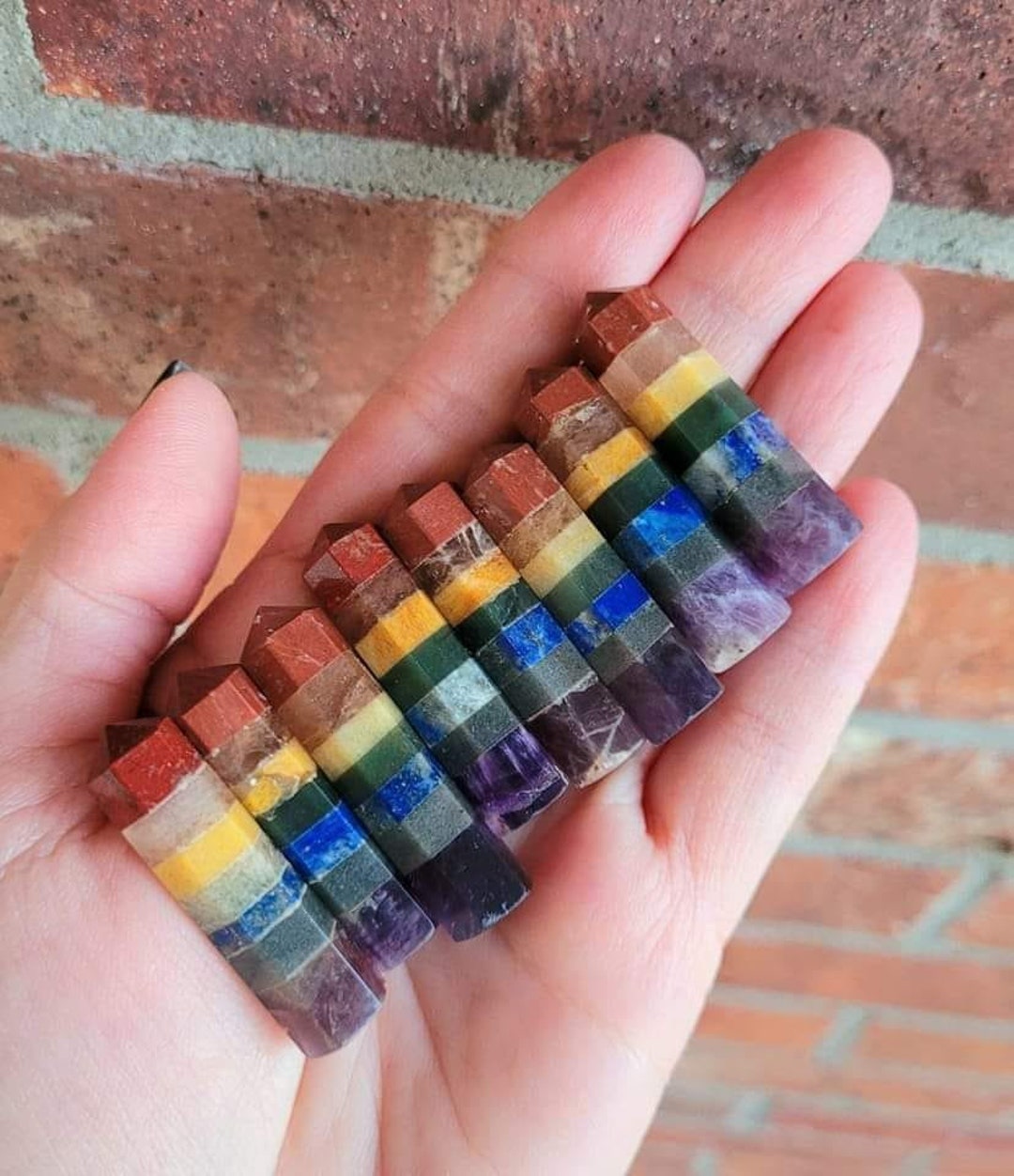 Chakra Points, Single Point Chakra Point, Crystal Points, Gemstone ...