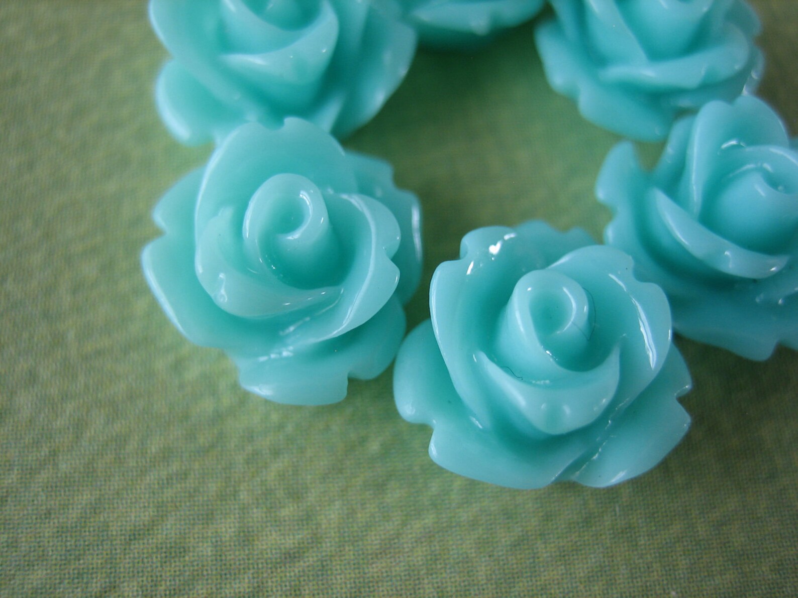 Mini Roses 10mm Mini Roses Resin Rose Cabochons 6pcs Mini | Etsy