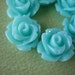 Mini Roses, 10mm Mini Roses, Resin Rose Cabochons, 6pcs Mini Rose ...