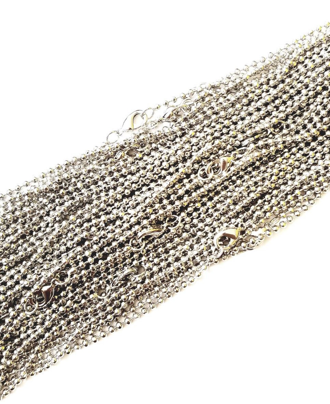 Ball Chain, Antique Silver Ball Chain, Ball Chain Necklace, Diy ...