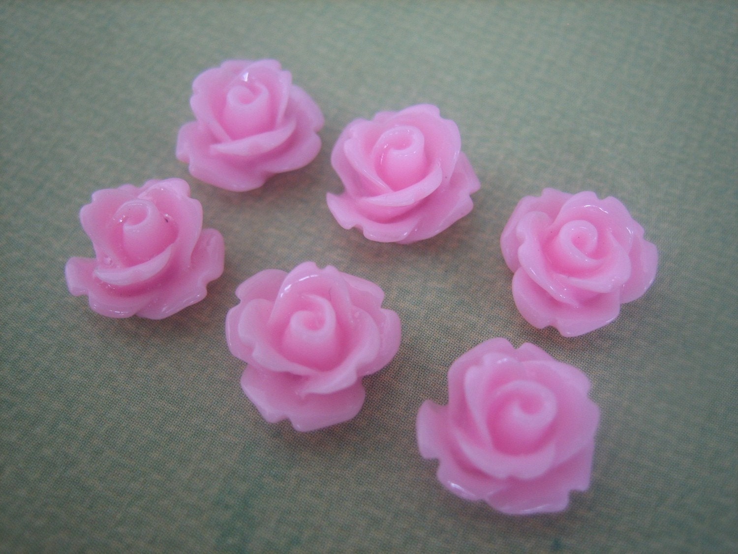Pink Flowers Pink Roses 10mm Mini Roses 6pcs Pink Mini Rose - Etsy
