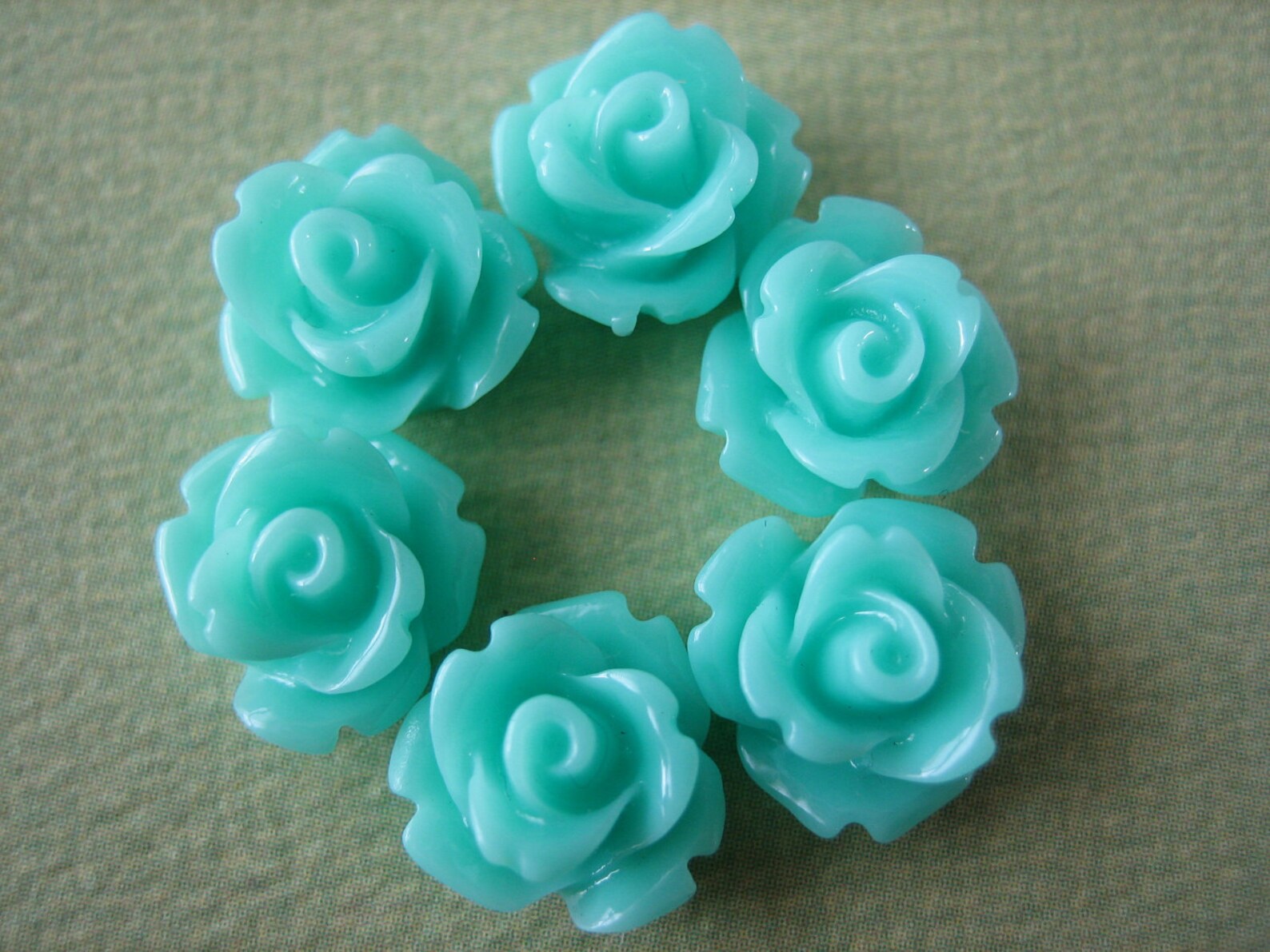 Mini Roses 10mm Mini Roses Resin Rose Cabochons 6pcs Mini | Etsy