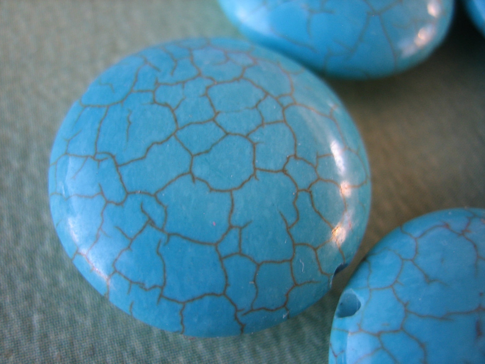 Howlite Beads Dyed Blue Howlite Beads 10pcs Synthetic - Etsy