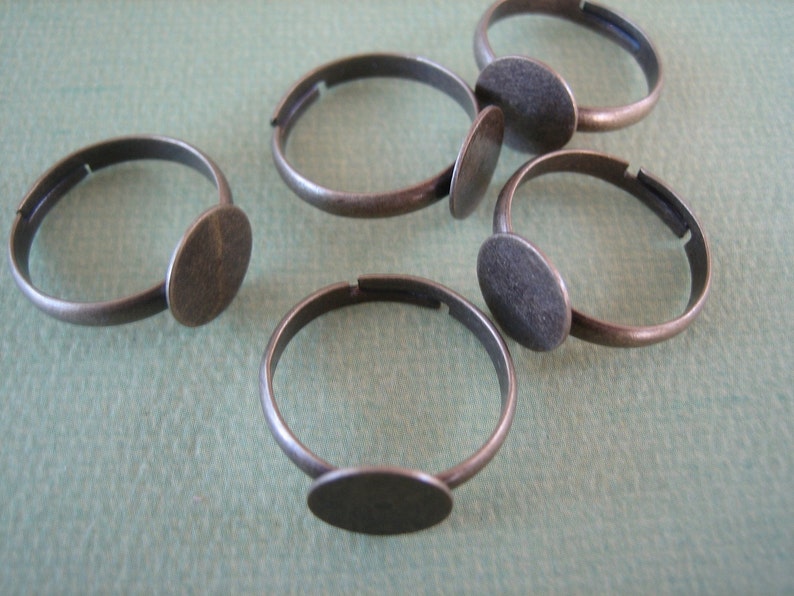 Brass Ring Blanks Adjustable Ring Blanks Adjustable Rings - Etsy