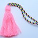 Pink Tassel, Pink Tassels, Rope Tassel, Long Pink Tassel, Cotton Tassel ...