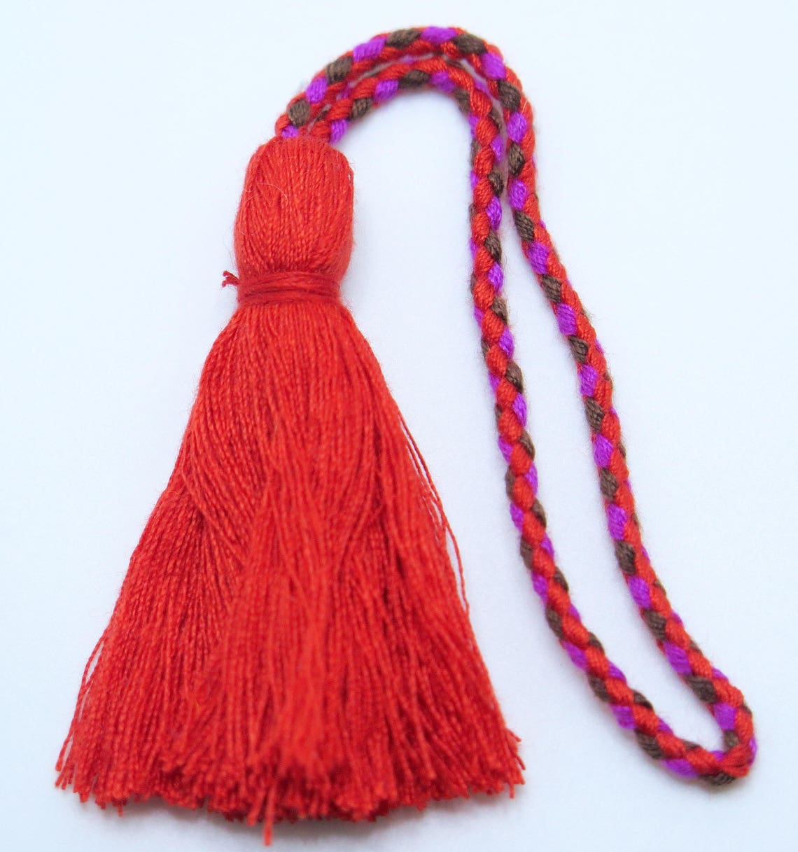 Red Tassels Rope Tassels Red Tassel Cotton Tassels Tassel | Etsy