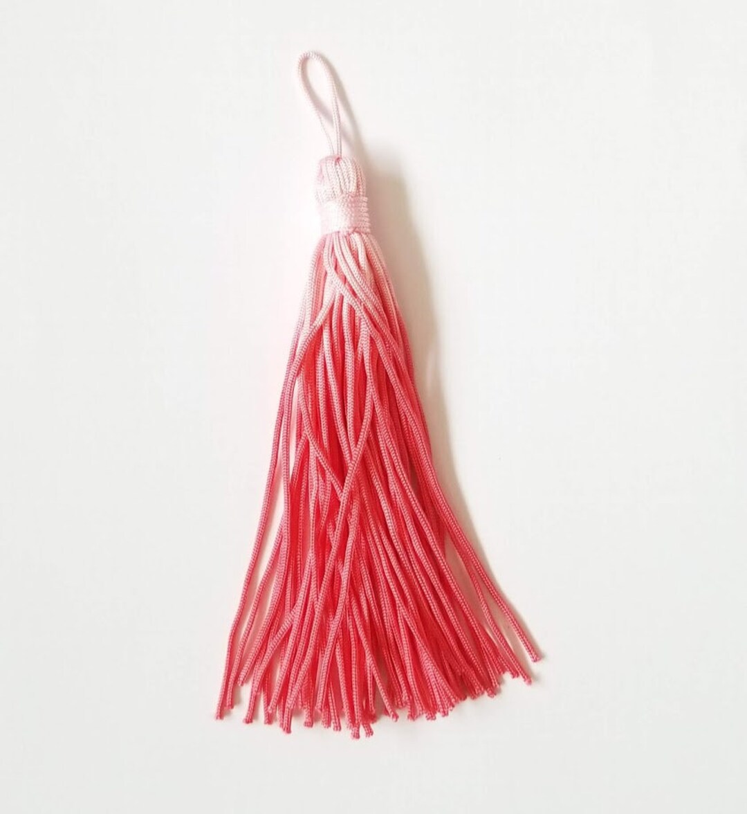 Pink Tassels, Ombre Tassels, Gradient Tassels, Large Tassels, Light ...